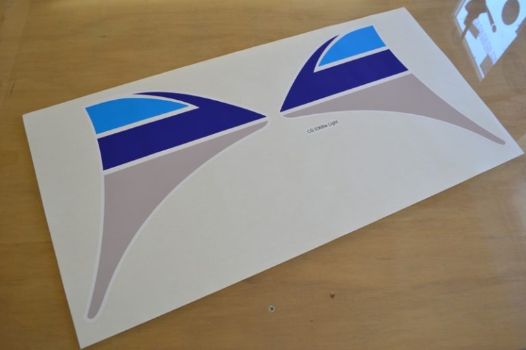 Hobby Wraparound Caravan Stickers – PAIR