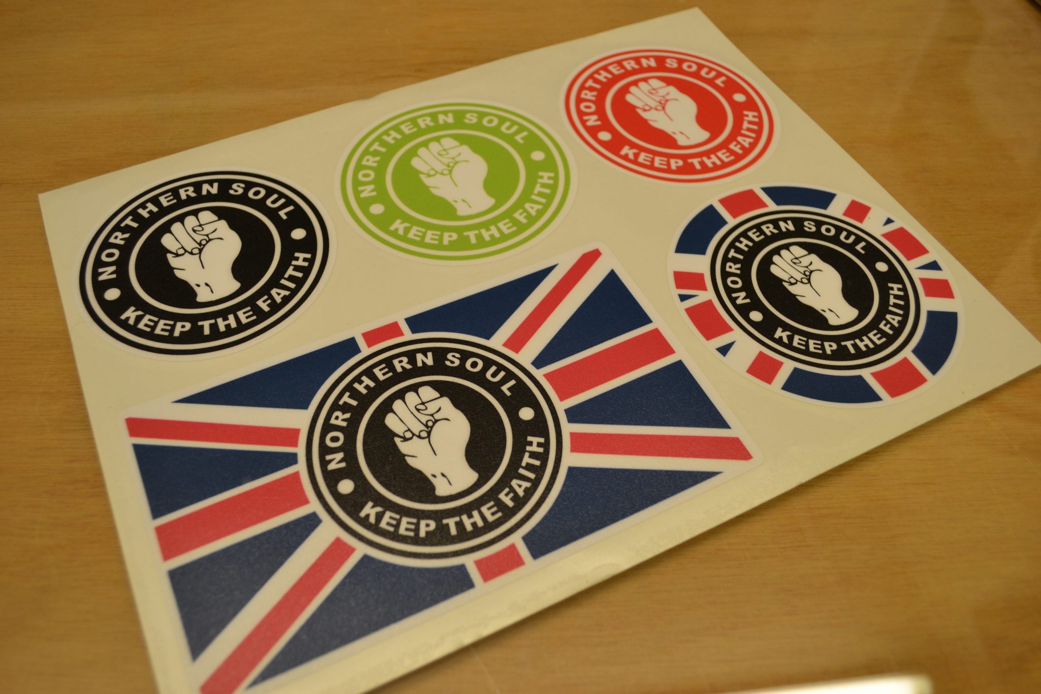 Car Window ‘Northern Soul’ Sticker – SET