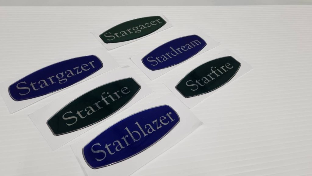 Autocruise Star Series Resin Domed Motorhome Sticker Badge – SINGLE