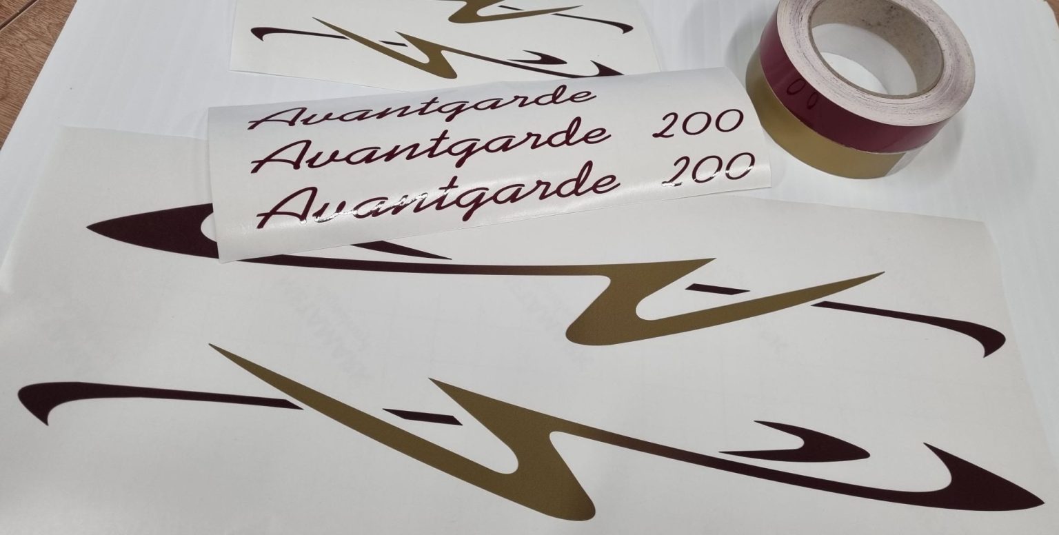 Compass Avantgarde Motorhome Stickers – SET