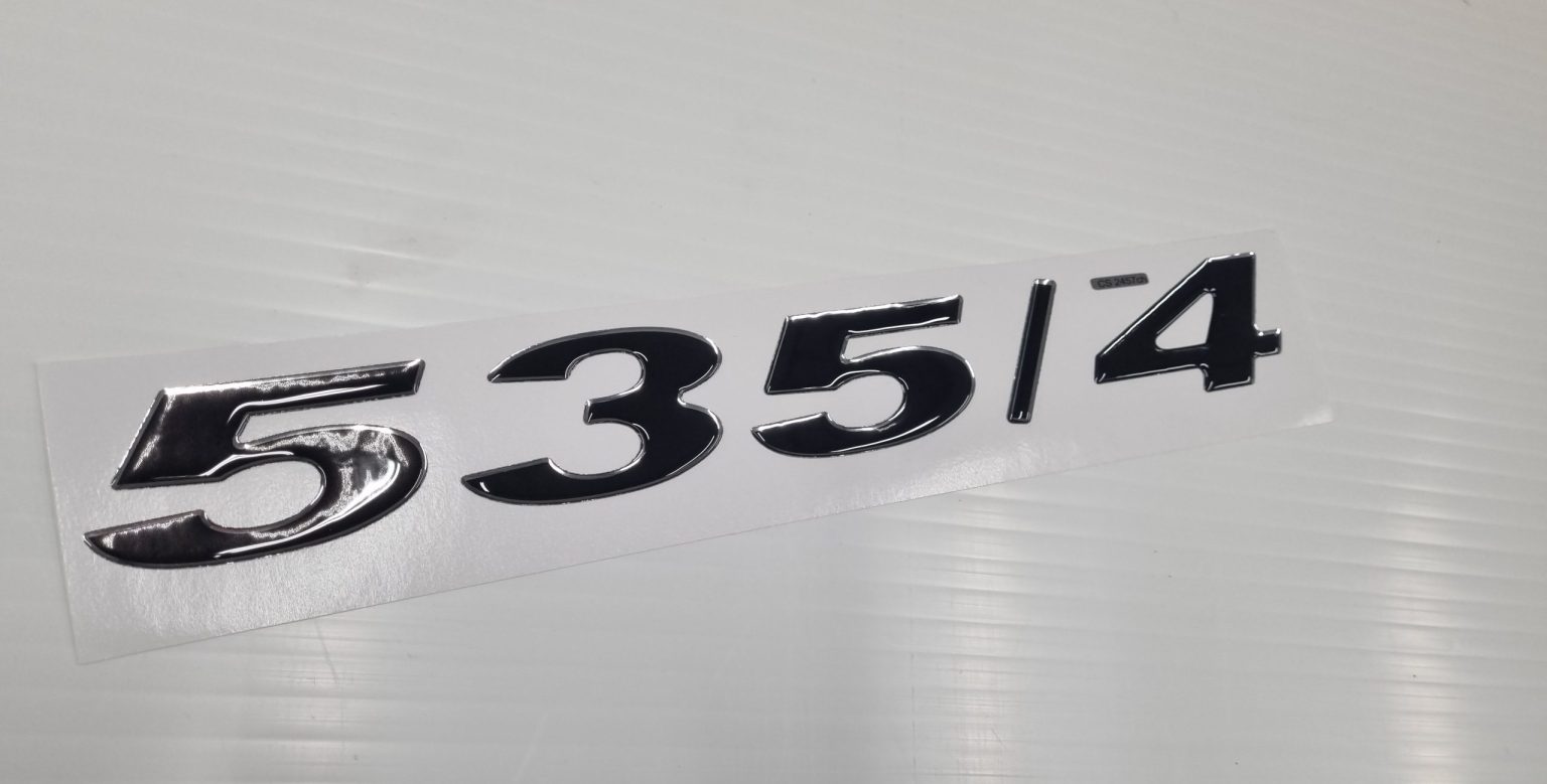 Coachman Pastiche 2008/09 Caravan Model Numbers Sticker – Single